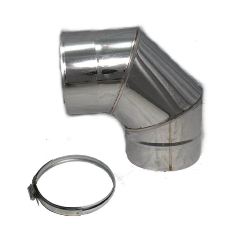 EW/Ø125mm Bocht 90° graden - TPC Kachels