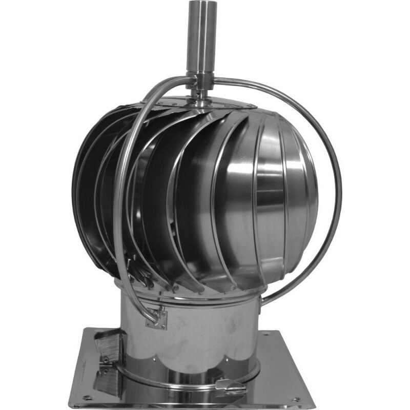 Turbowent 200mm Base draaikap TUZ200-CHCH - TPC Kachels