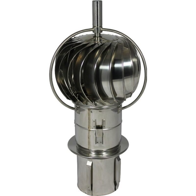 Turbowent 200mm insteek draaikap TUZ200-CHCH-PTU - TPC Kachels