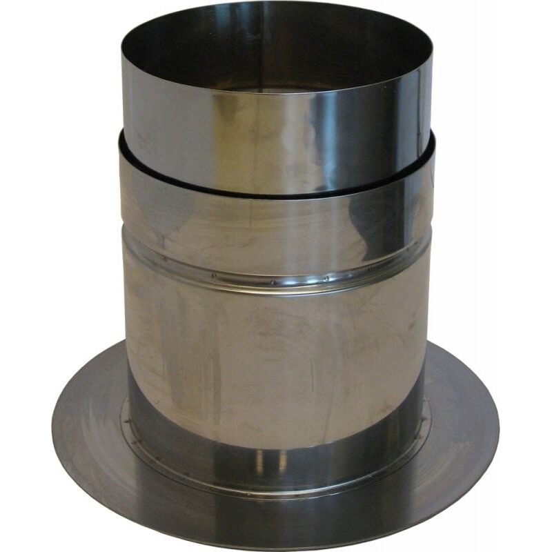 Nisbus met rozet Ø80mm #EK080016A - TPC Kachels